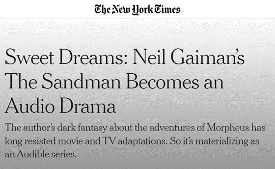 Sandmen: Audio in the Age of Netflix